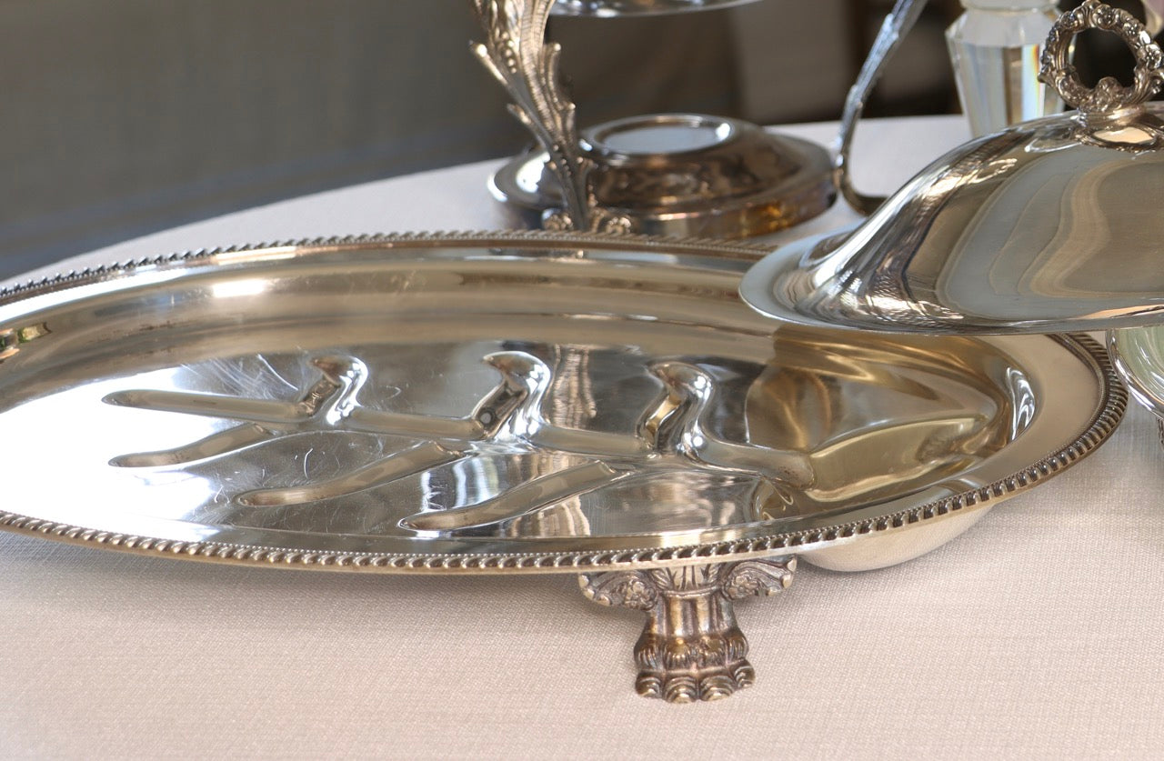 Silver Plated Meat Platters – Miriam Manzo Interiors
